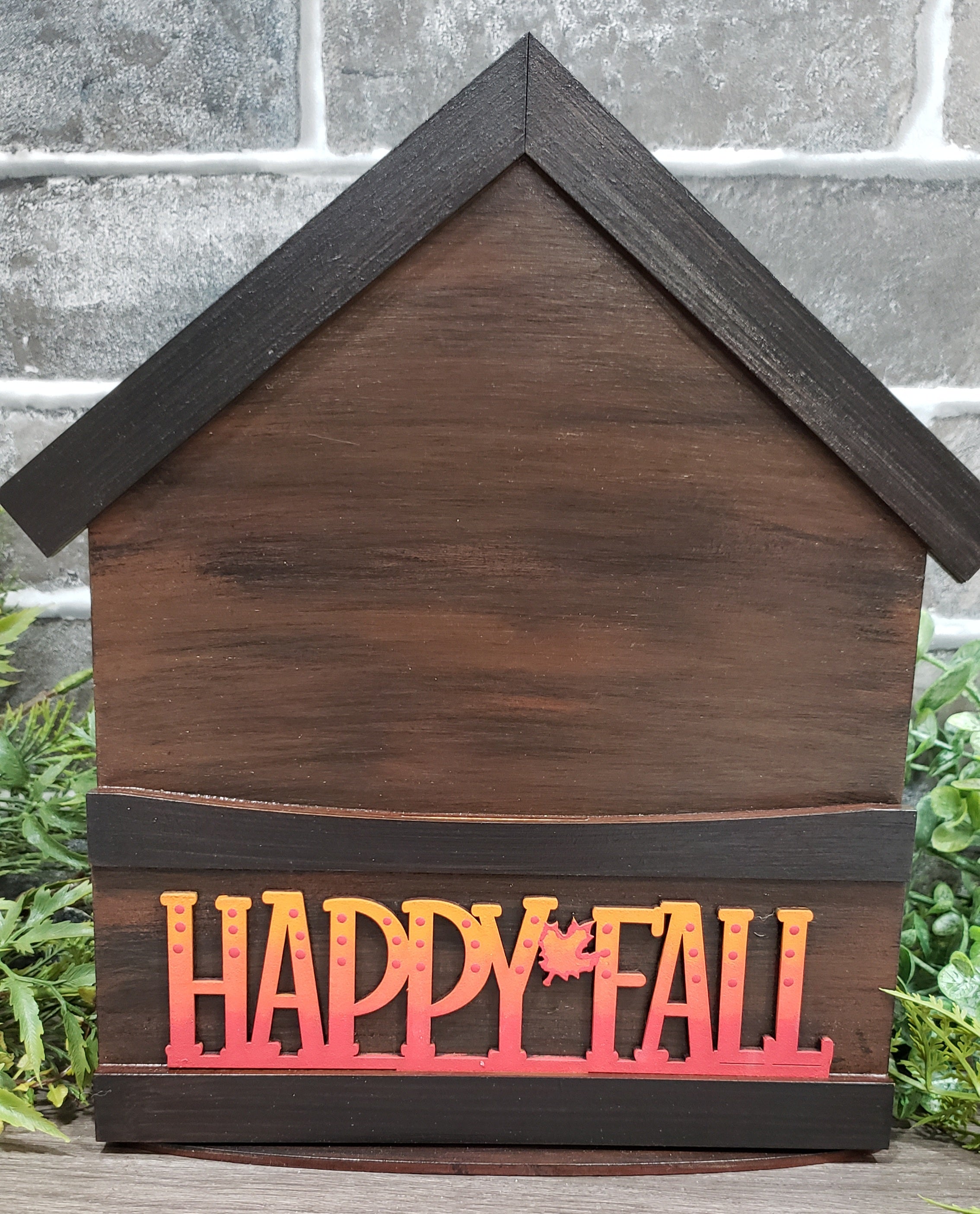 Interchangeable House Base: Words – Kinney Laser Crafts & Woodworks